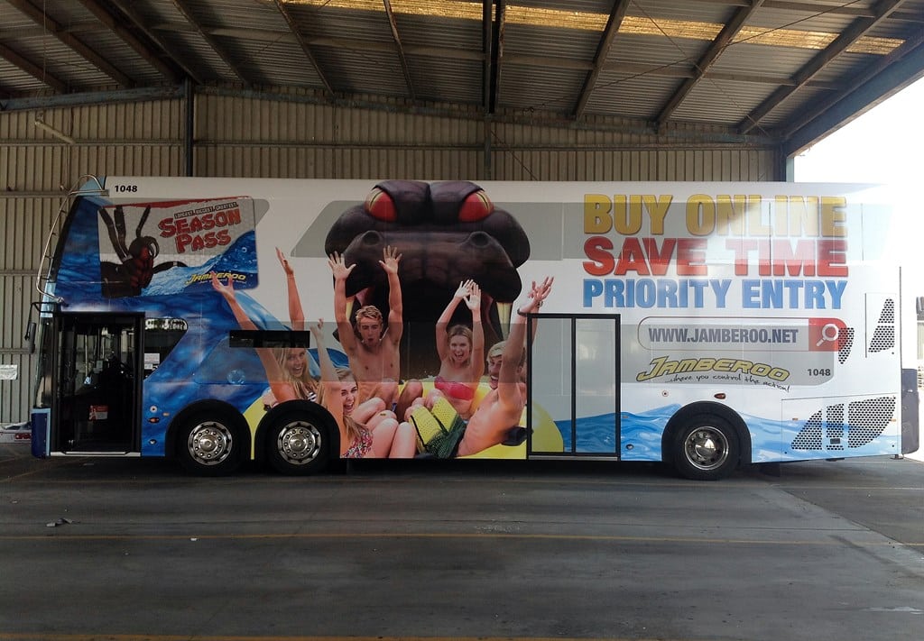 Bus advertising for Darwin - Australasian Bus and Coach