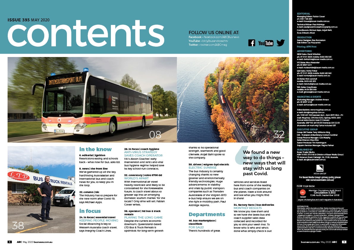 ABC ISSUE 393 – OUT NOW! - Australasian Bus and Coach