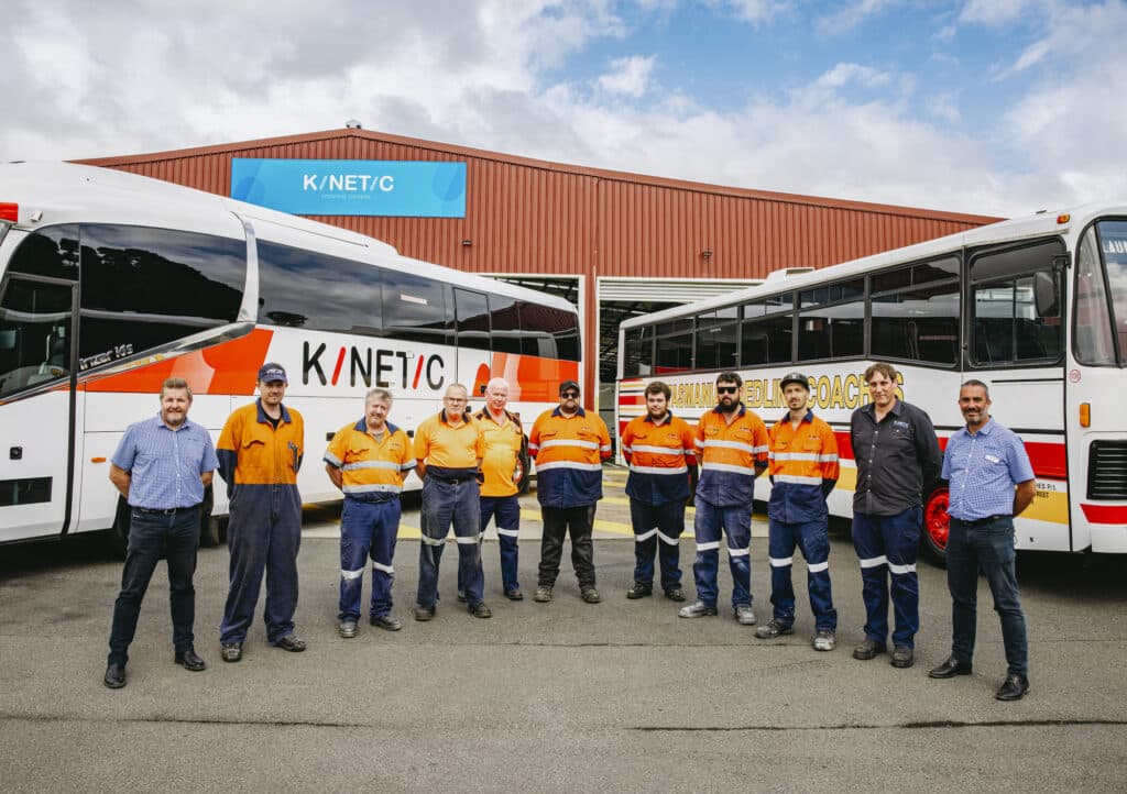 Kinetic donates Redline bus to Tasmanian Bus and Coach Society ...
