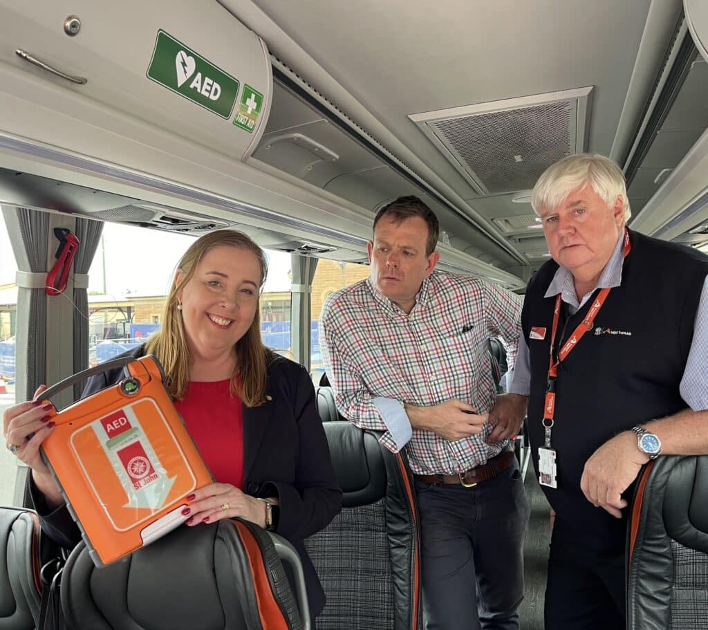NSW completes roll out of defibrillators on TrainLink coaches ...