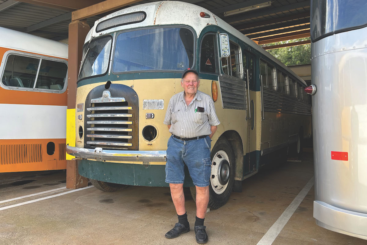 Iconic bus tracked down and returned home to Brisbane Transport Museum