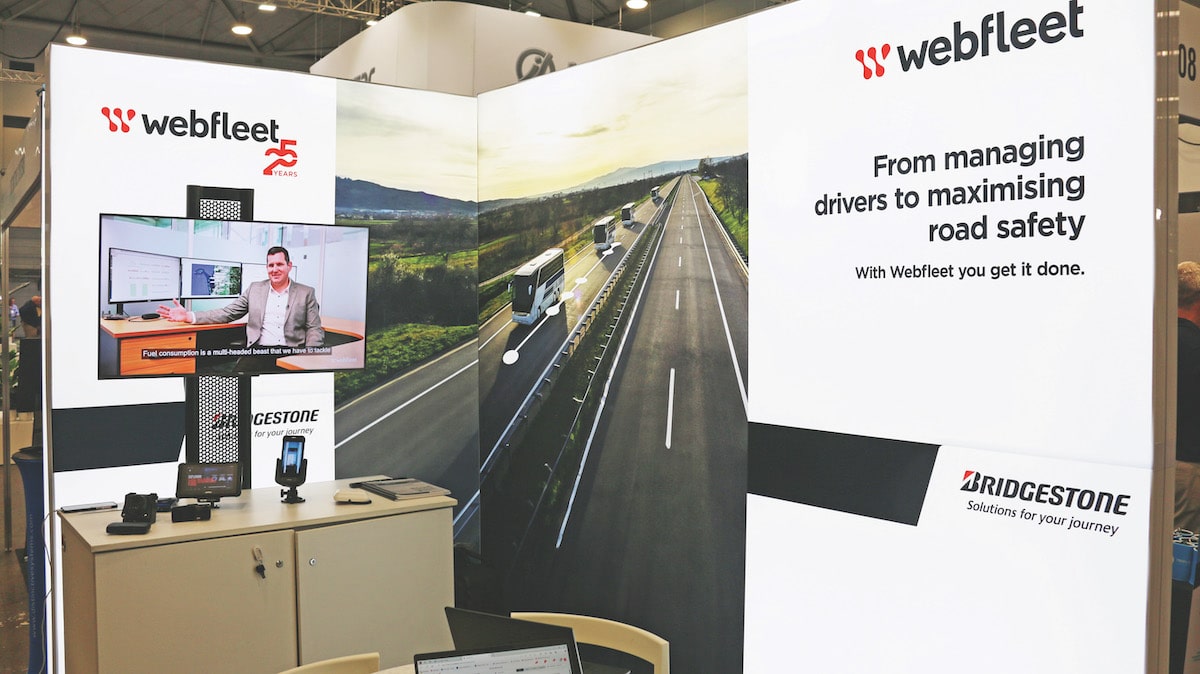 Webfleet gets hands-on at the Show
