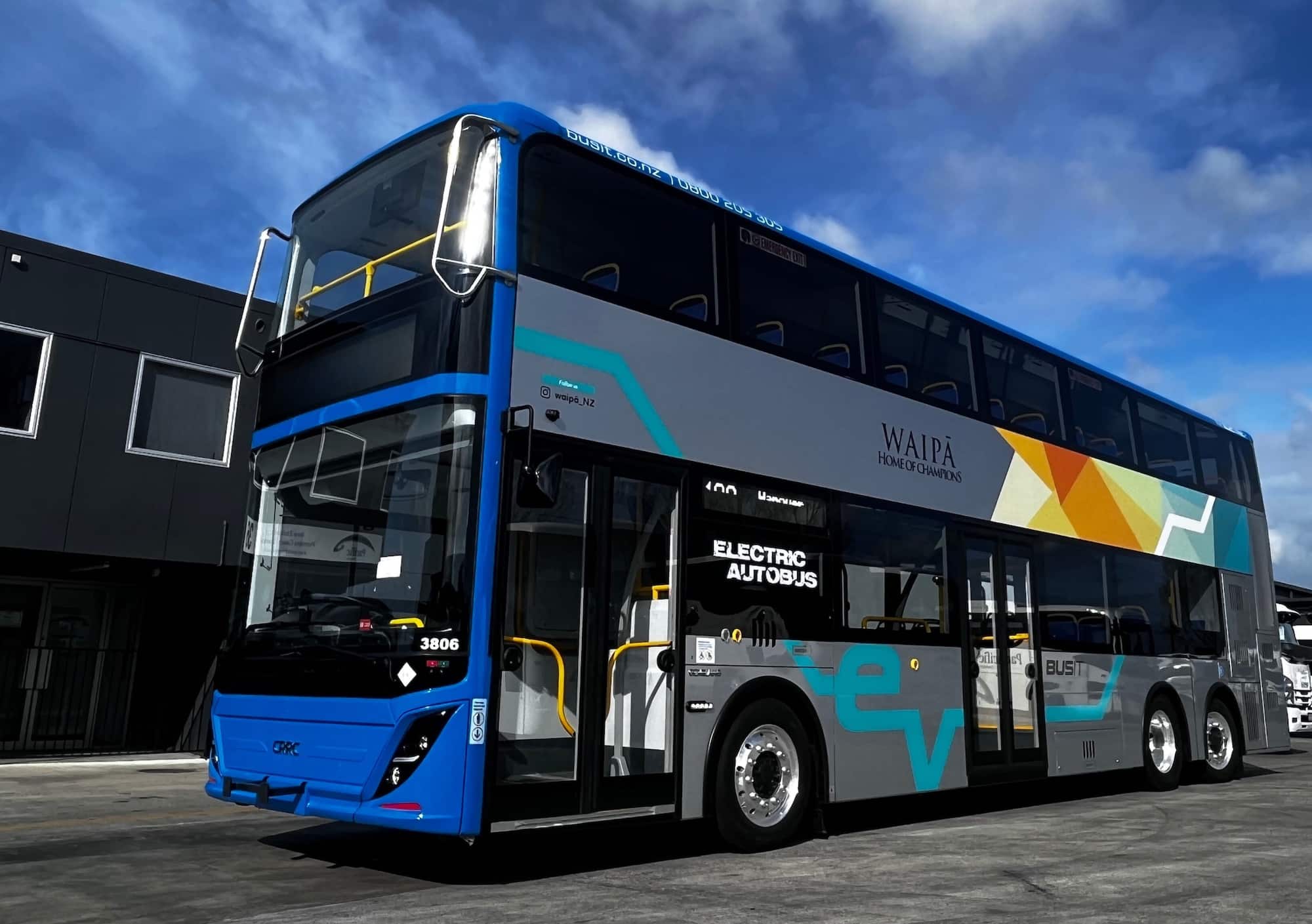 Tranzit Group launches new double decker electric bus at BCA conference