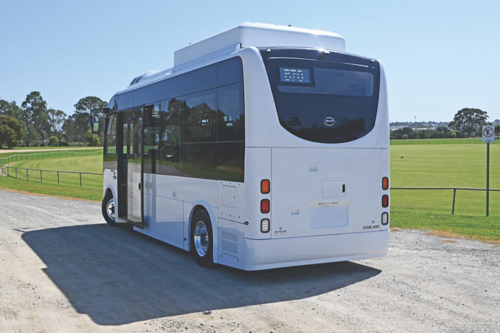 BYD unveils new buses for Australian market