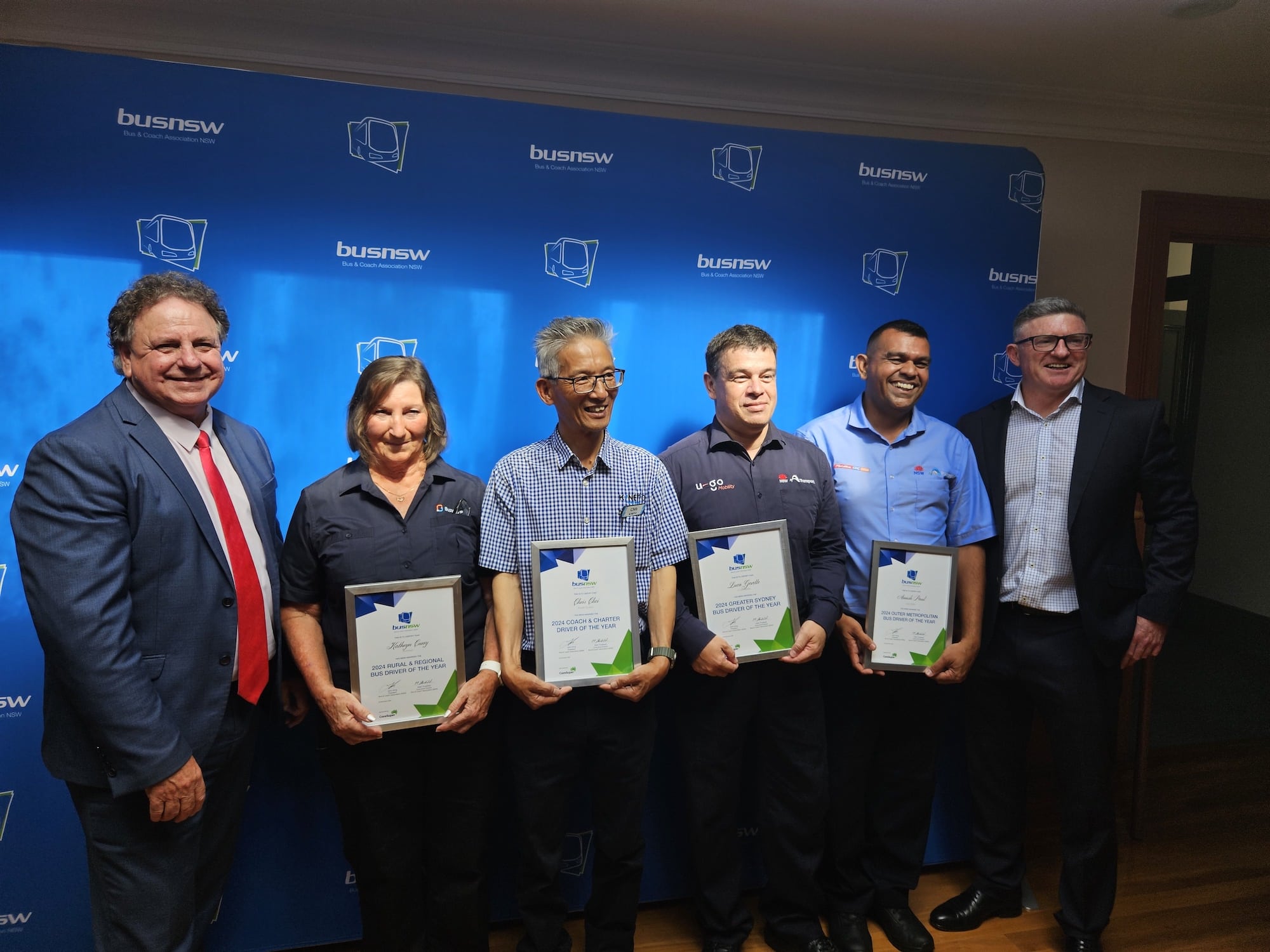 BusNSW recognises leading bus drivers at annual awards