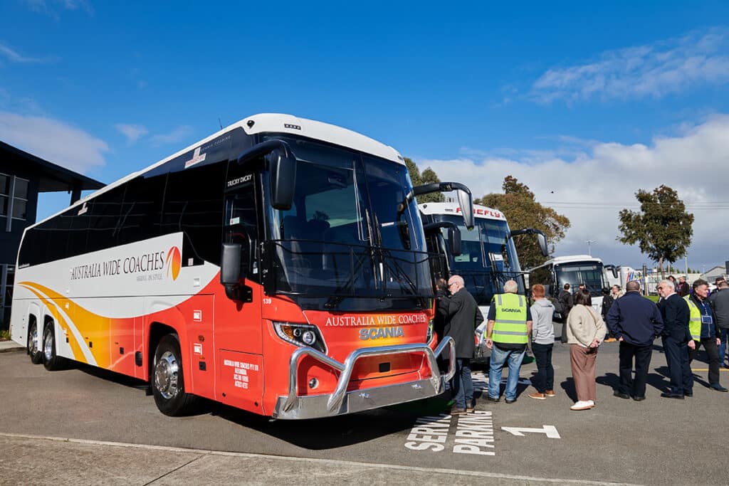 First stop: Scania’s new touring coaches and A30 buses