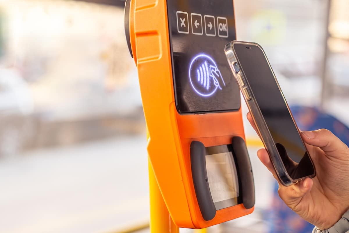 Orange bus passengers now tapping on with contactless fares