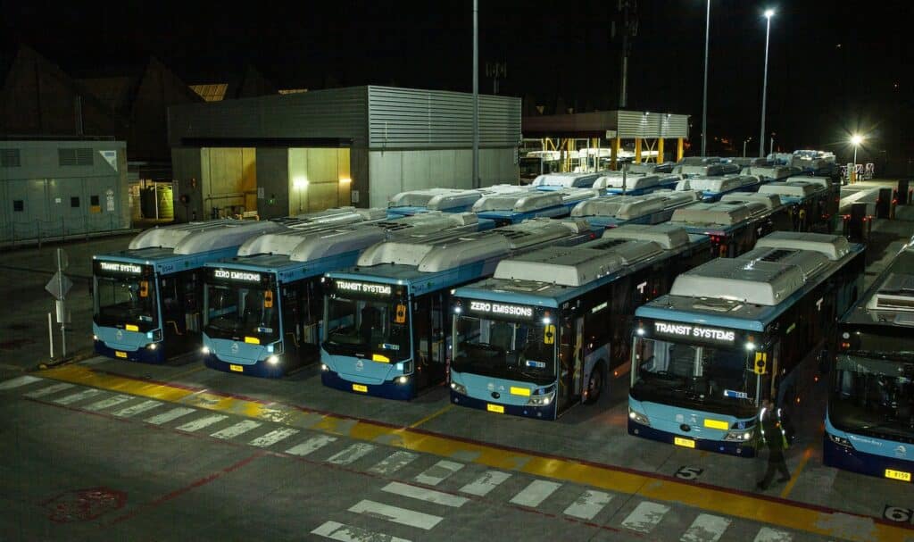 Major operator receives 151 new electric Sydney buses