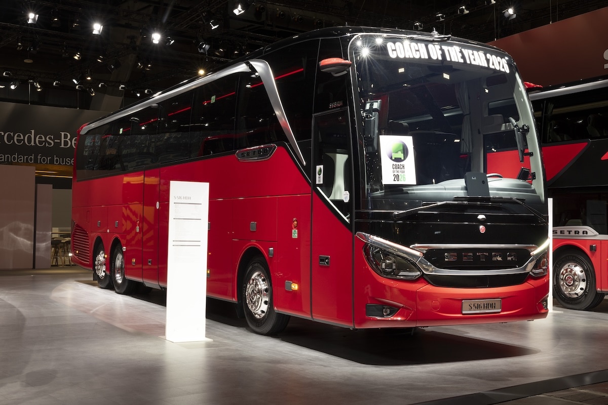 Setra TopClass drives off with Coach of the Year 2026 at Busworld
