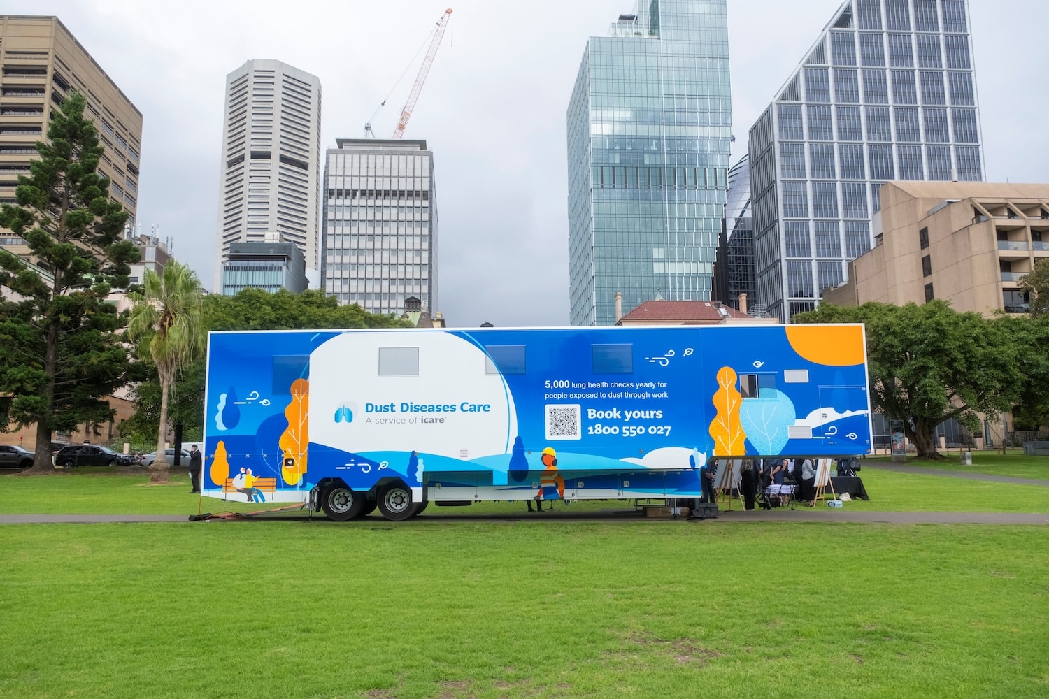 Lung health screening bus arrives in Shellharbour
