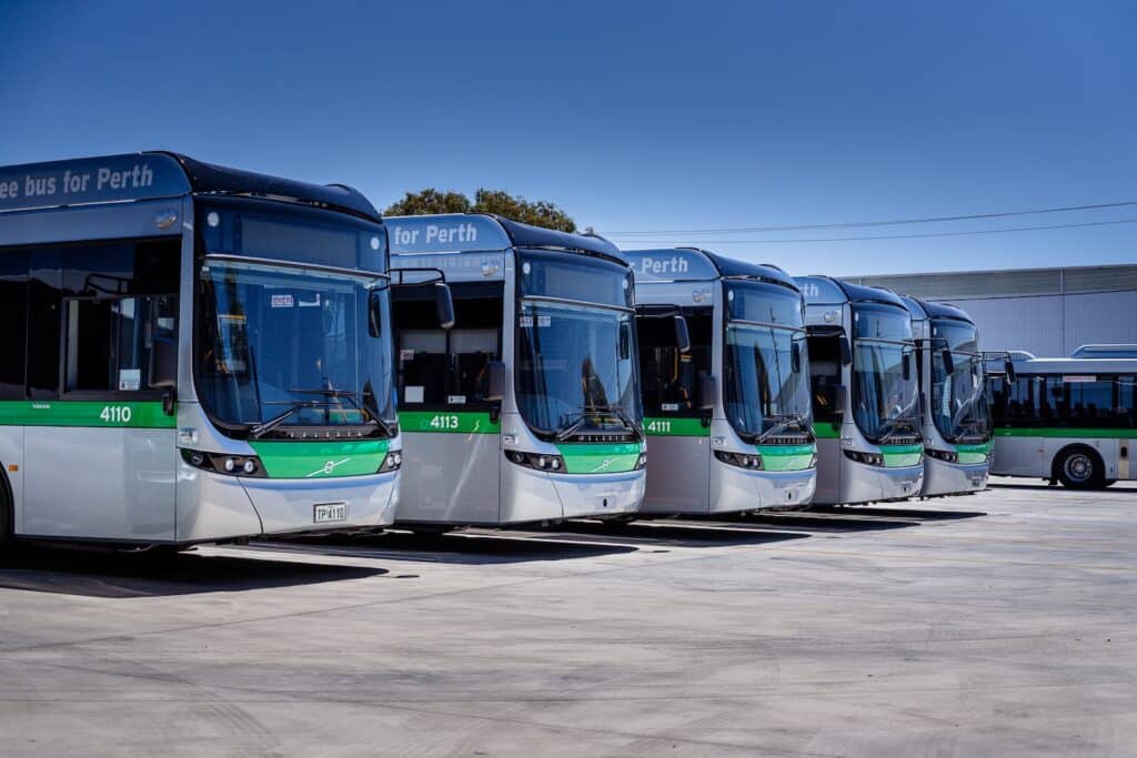 Volvo and WA government celebrate 100th electric bus delivery