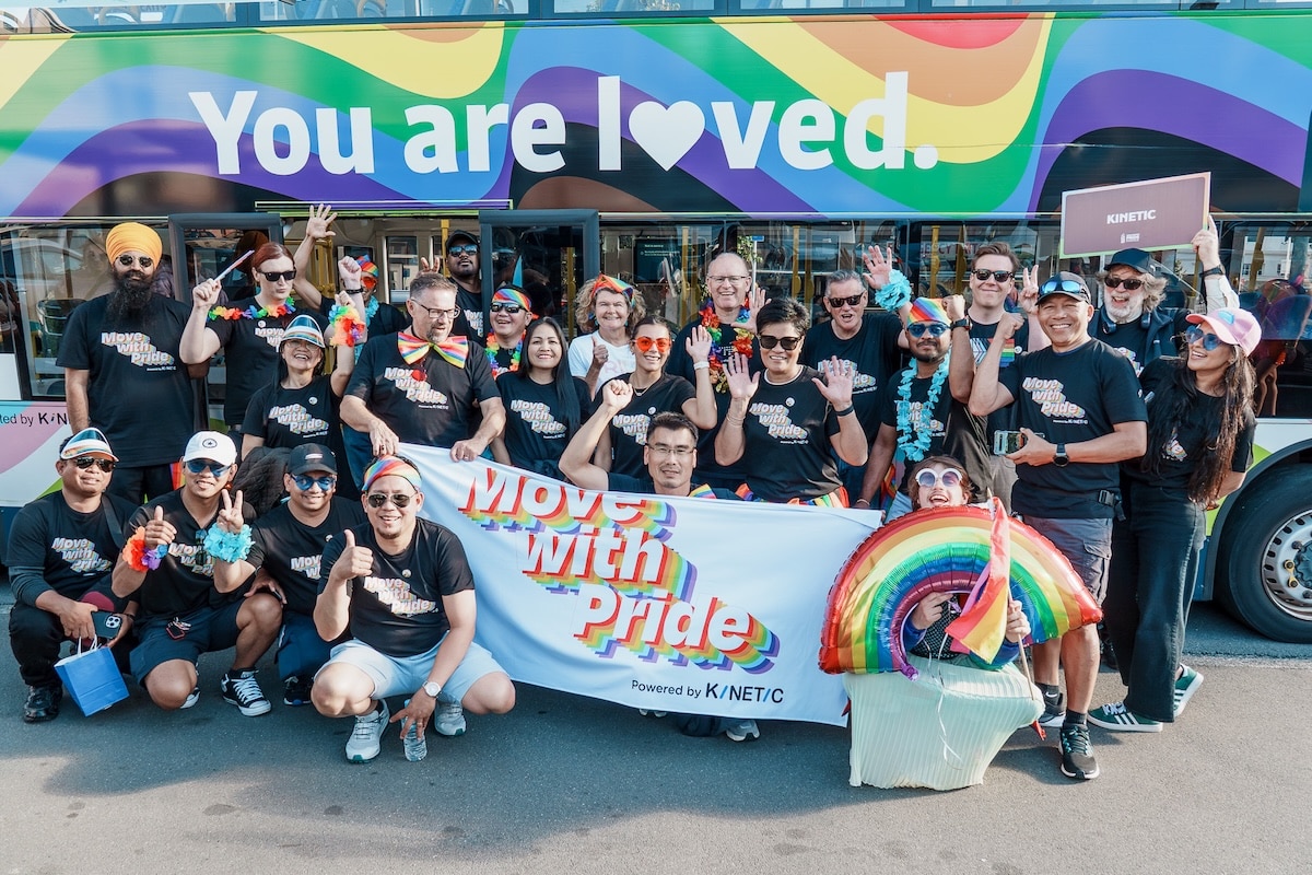 Rainbow bus leads Wellington Pride celebrations